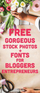20 FREE Gorgeous Stock Photos And Fonts for Bloggers and Entrepreneurs