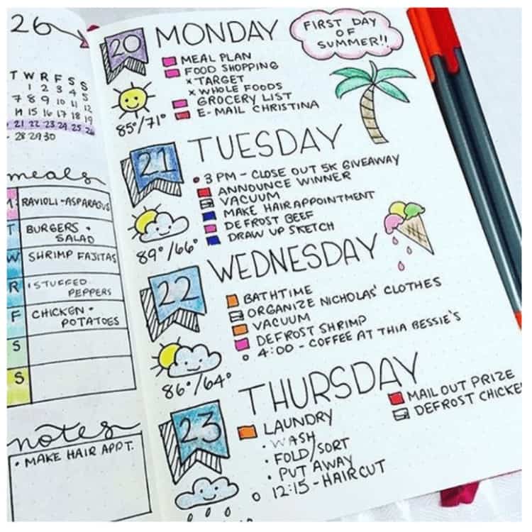 89 Bullet Journal Page Ideas To Inspire Your Next Entry— Bullet Journal ...