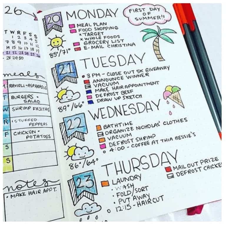 89 Bullet Journal Page Ideas To Inspire Your Next Entry— Bullet Journal ...
