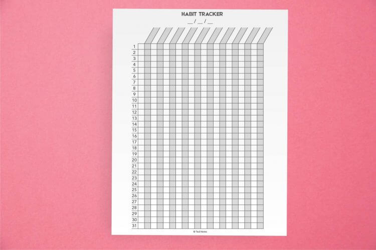 FREE Printable Habit Tracker PDF: The Ultimate Habit Tracker Guide