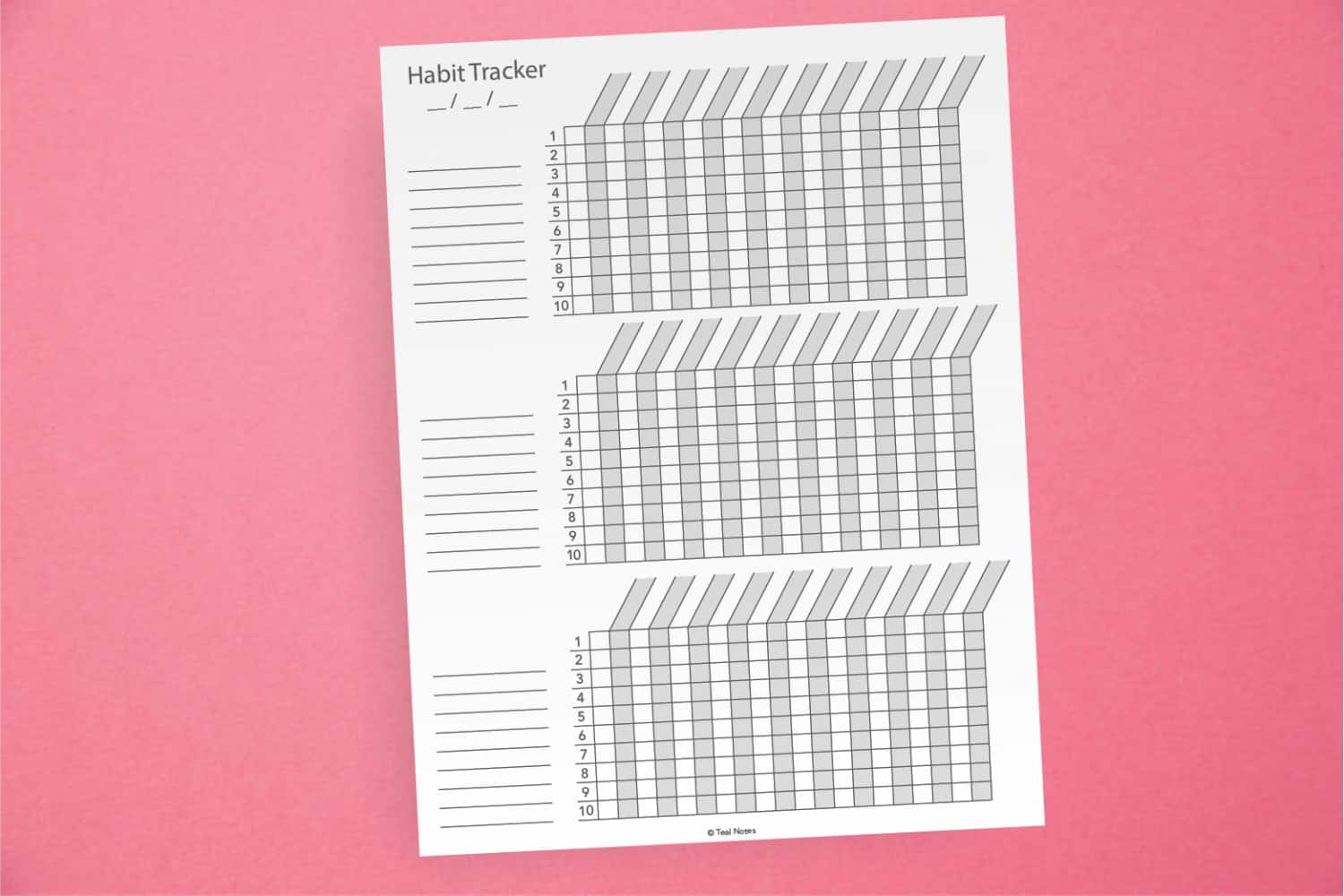 FREE Printable Habit Tracker PDF: The Ultimate Habit Tracker Guide