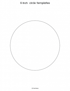Circle Template: Free Printable Circle Templates For Your Next DIY Project
