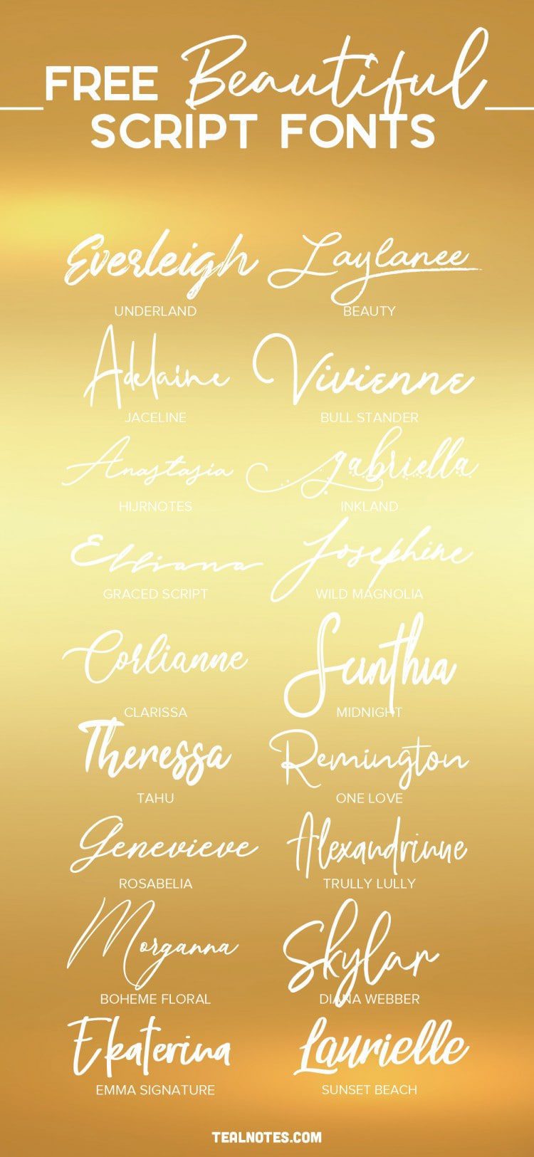 Beautiful Free Fonts You Can Download For Any Occasion