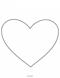 Heart Template: Free Printable Heart Cut Out Stencils And Coloring Page