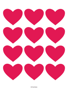 Heart Template: Free Printable Heart Cut Out Stencils And Coloring Page