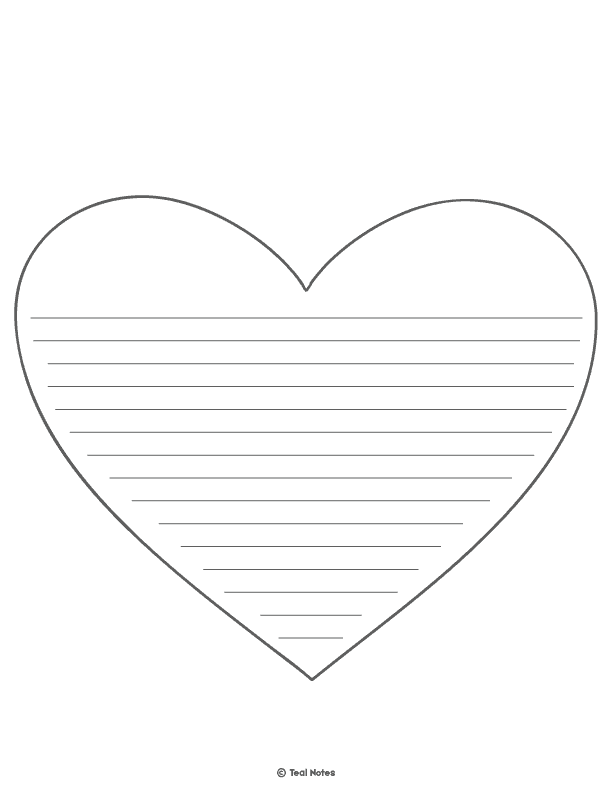 Heart Template: Free Printable Heart Cut Out Stencils And Coloring Page