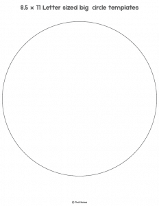 Circle Template: Free Printable Circle Templates For Your Next DIY Project