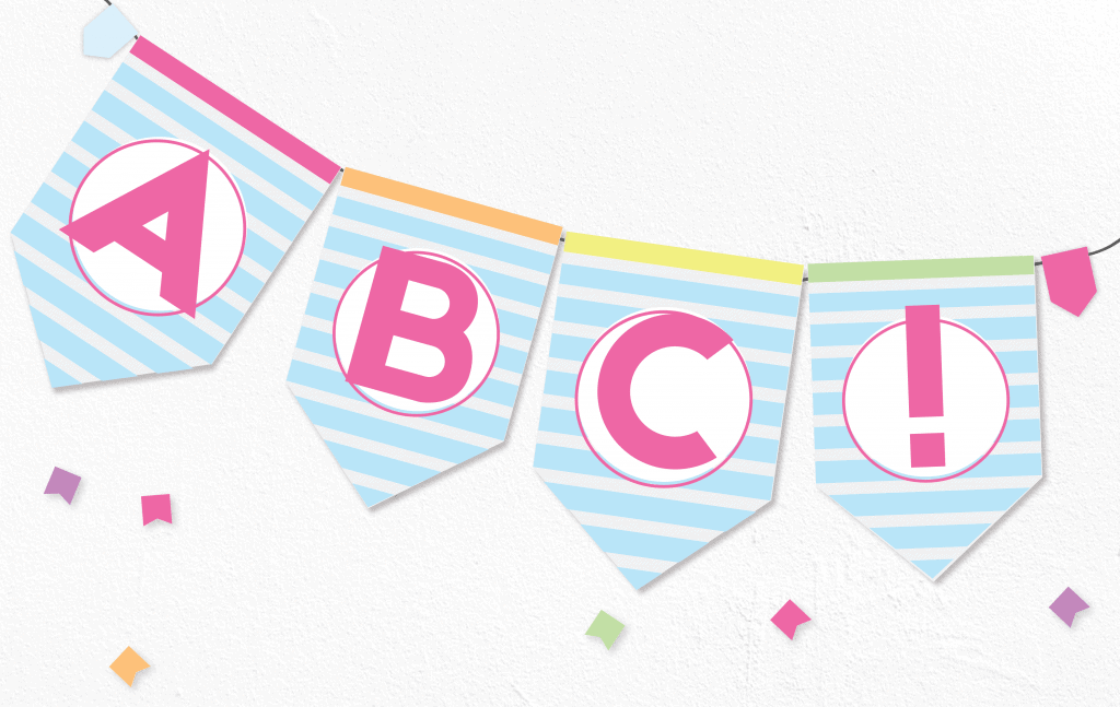Printable Banner How To Make Your Own Banner FREE Template 