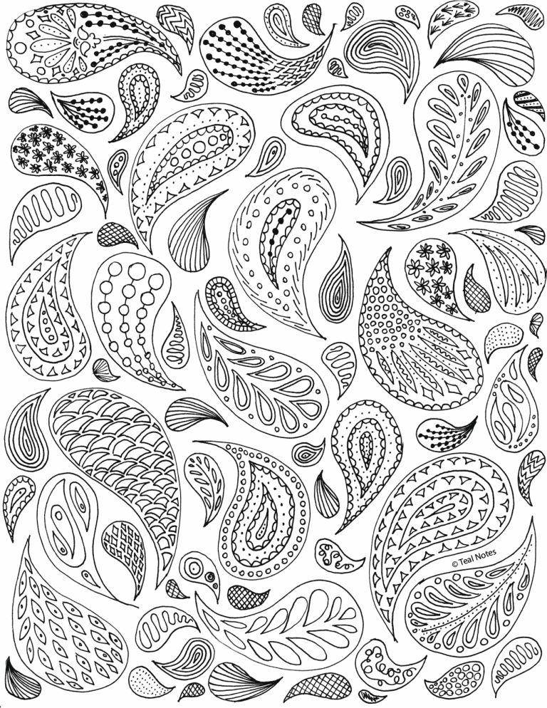 25 Printable Adult Coloring Pages You Can Print And Color (For Free!)