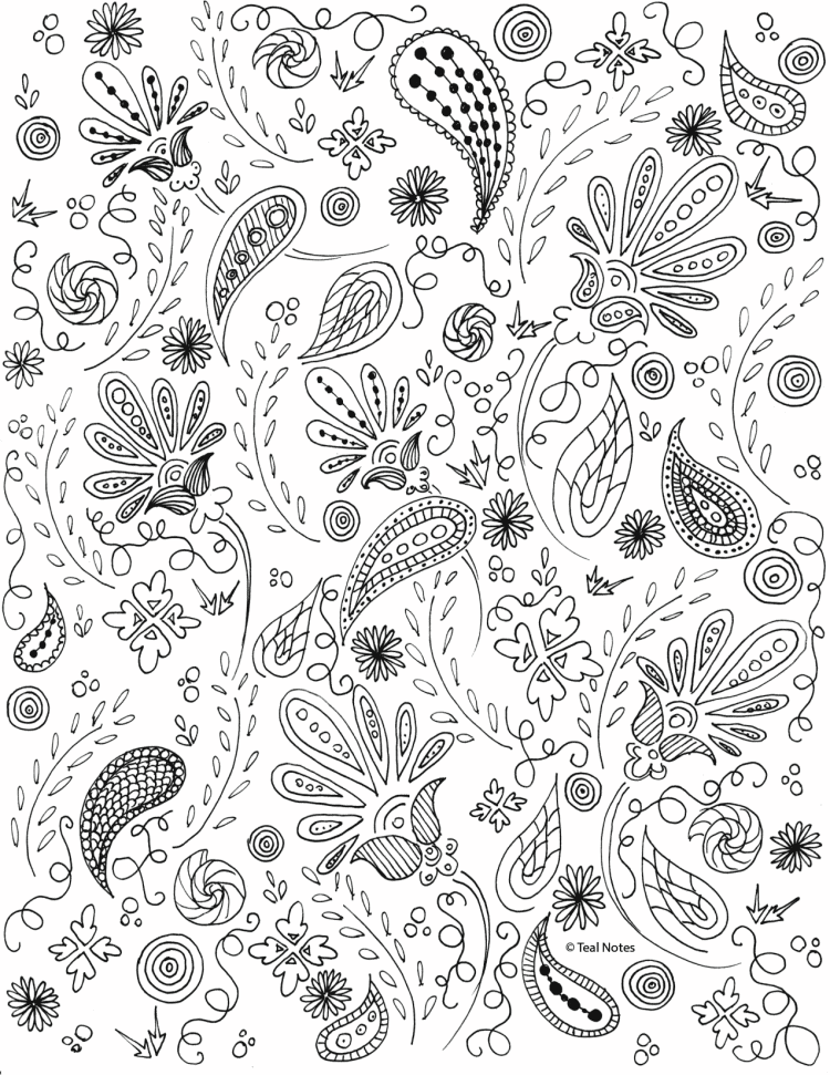 25 Printable Adult Coloring Pages You Can Print And Color (For Free!)
