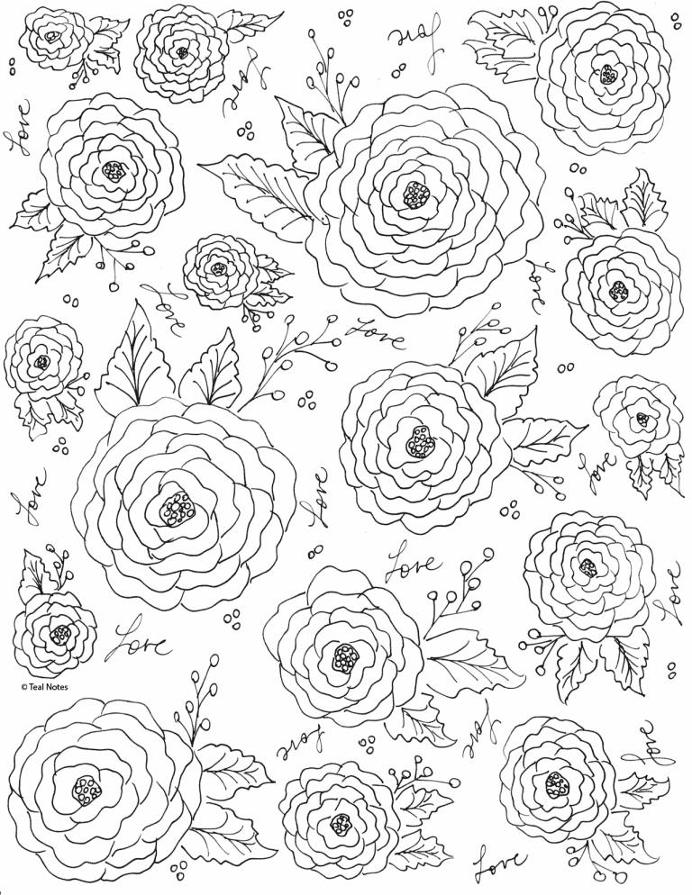 25 Printable Adult Coloring Pages You Can Print And Color (For Free!)