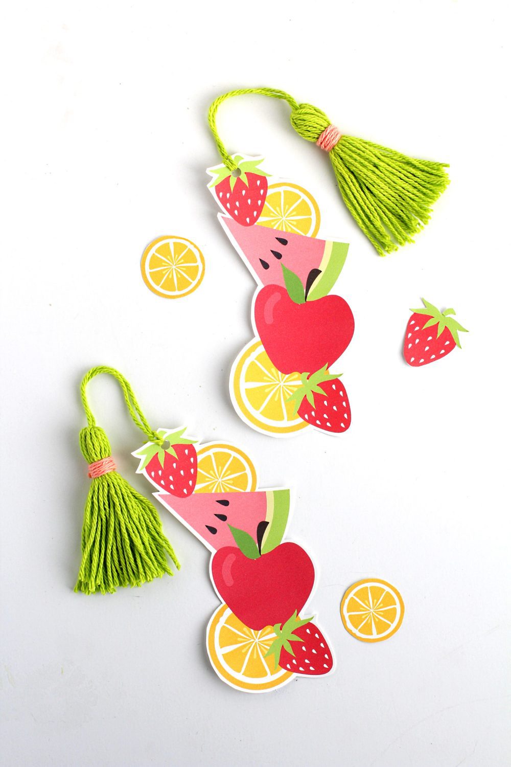 DIY Fruit Bookmark | Free Printable Template