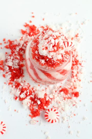 Peppermint Sugar Scrub With Free Printable Labels