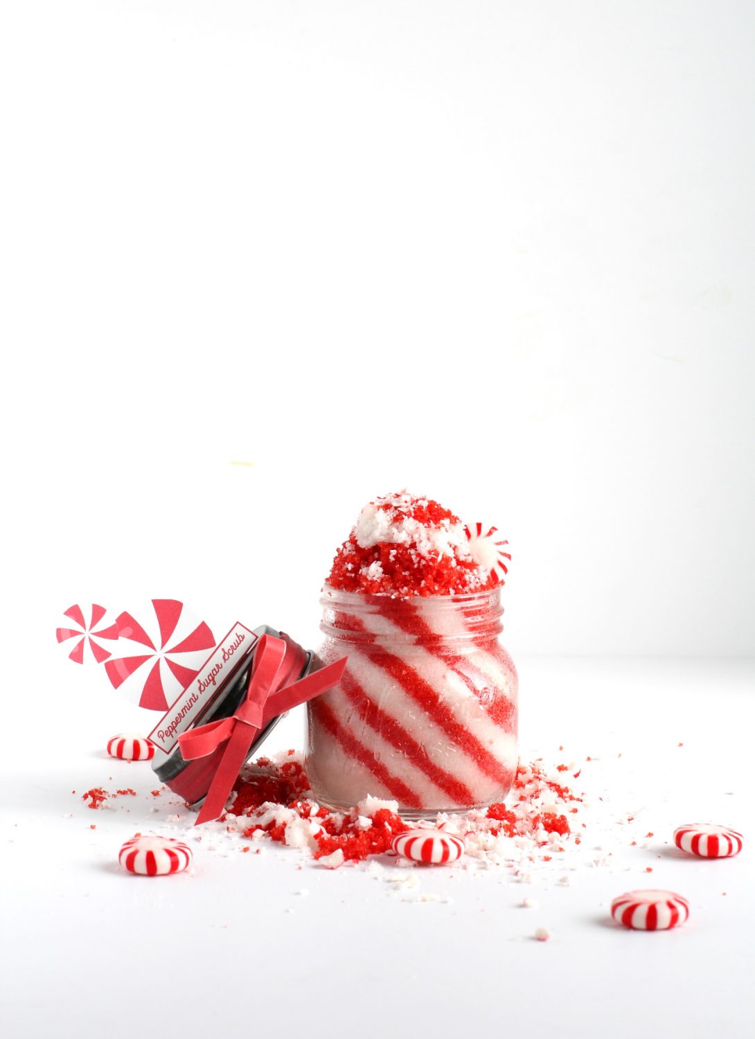 Peppermint Sugar Scrub With Free Printable Labels