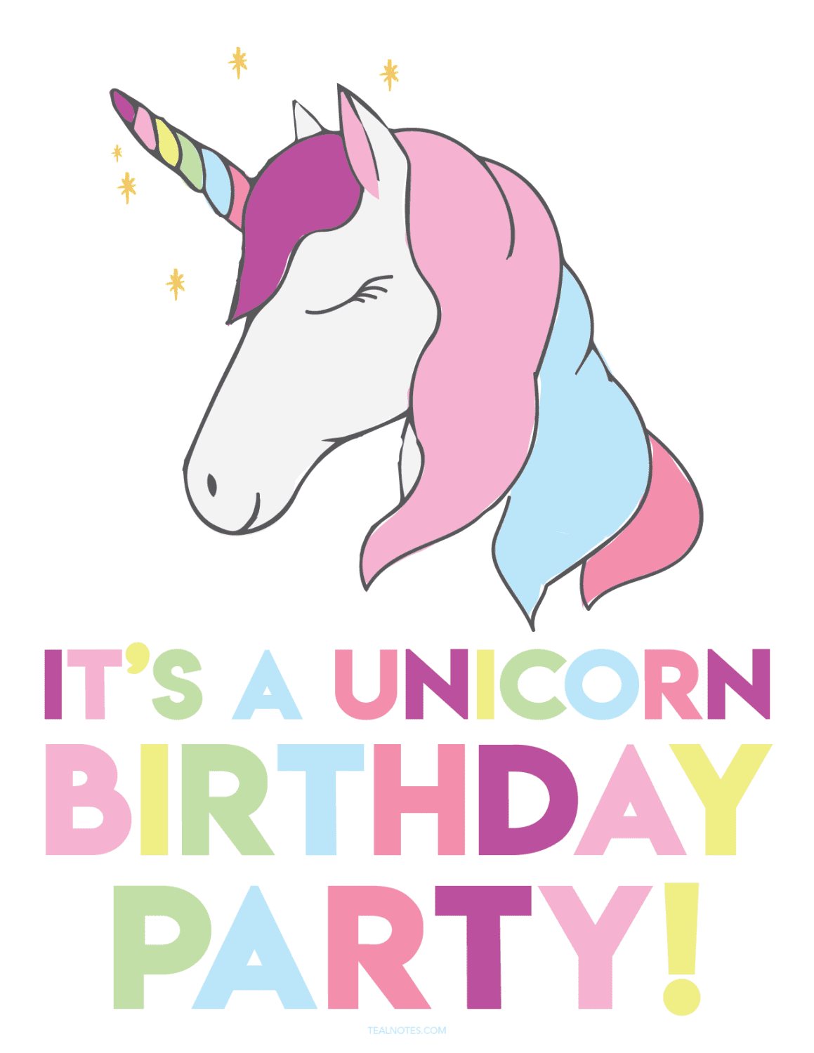 Unicorn Templates: 17+ Free Unicorn Printables For Your Next Craft Project