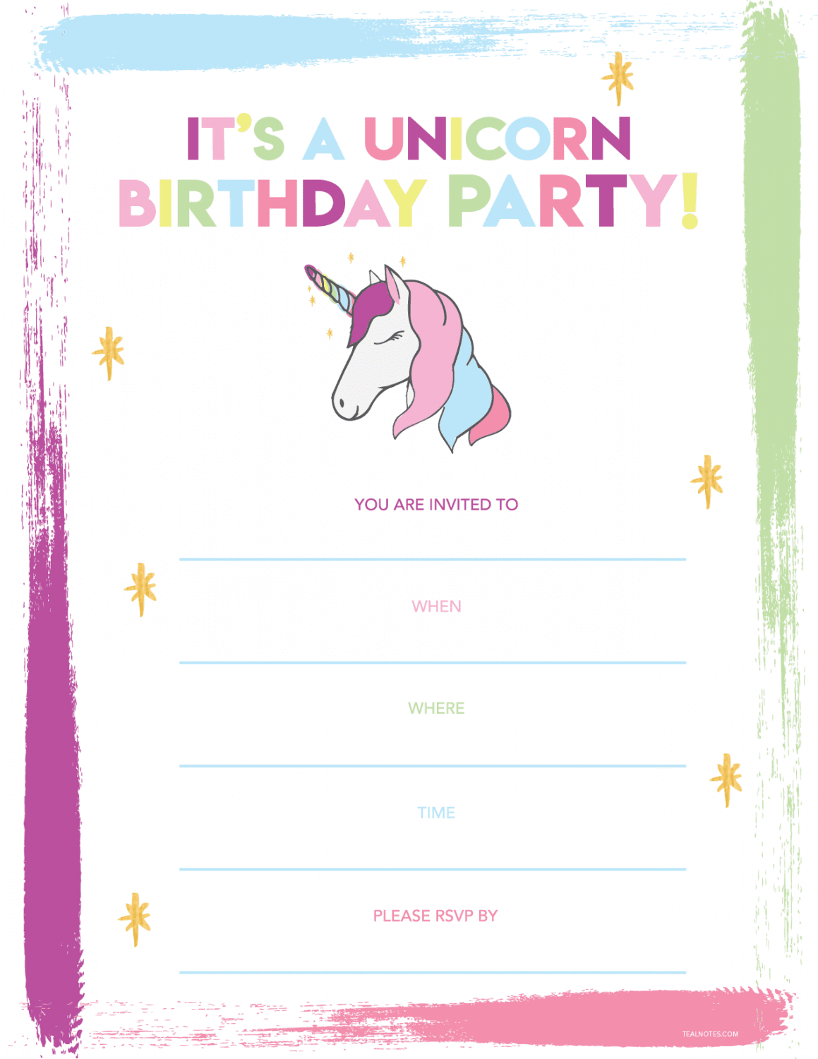 Unicorn Templates: 17+ Free Unicorn Printables For Your Next Craft Project