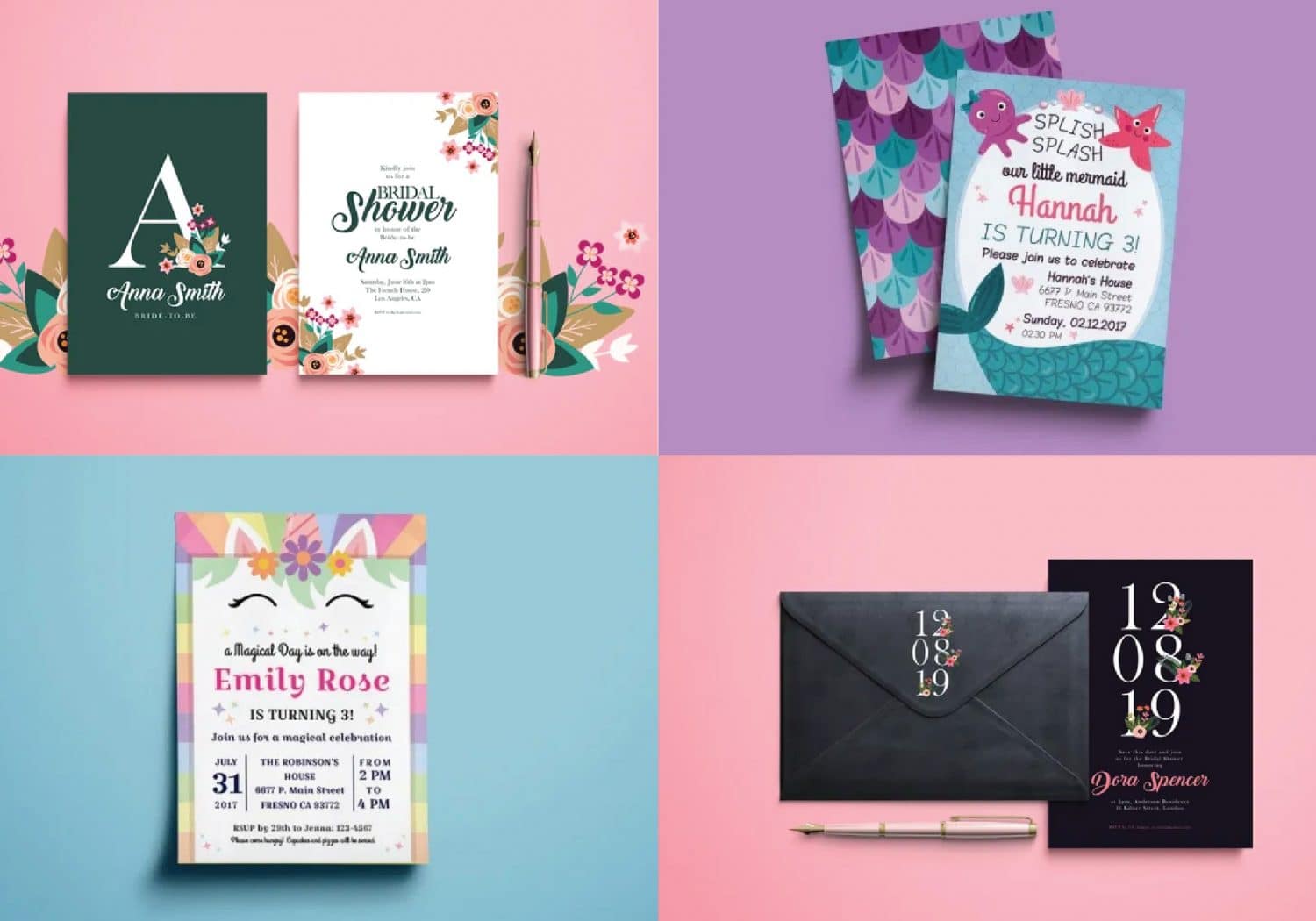 9 Printable Invitations You Can DIY And Print At Home