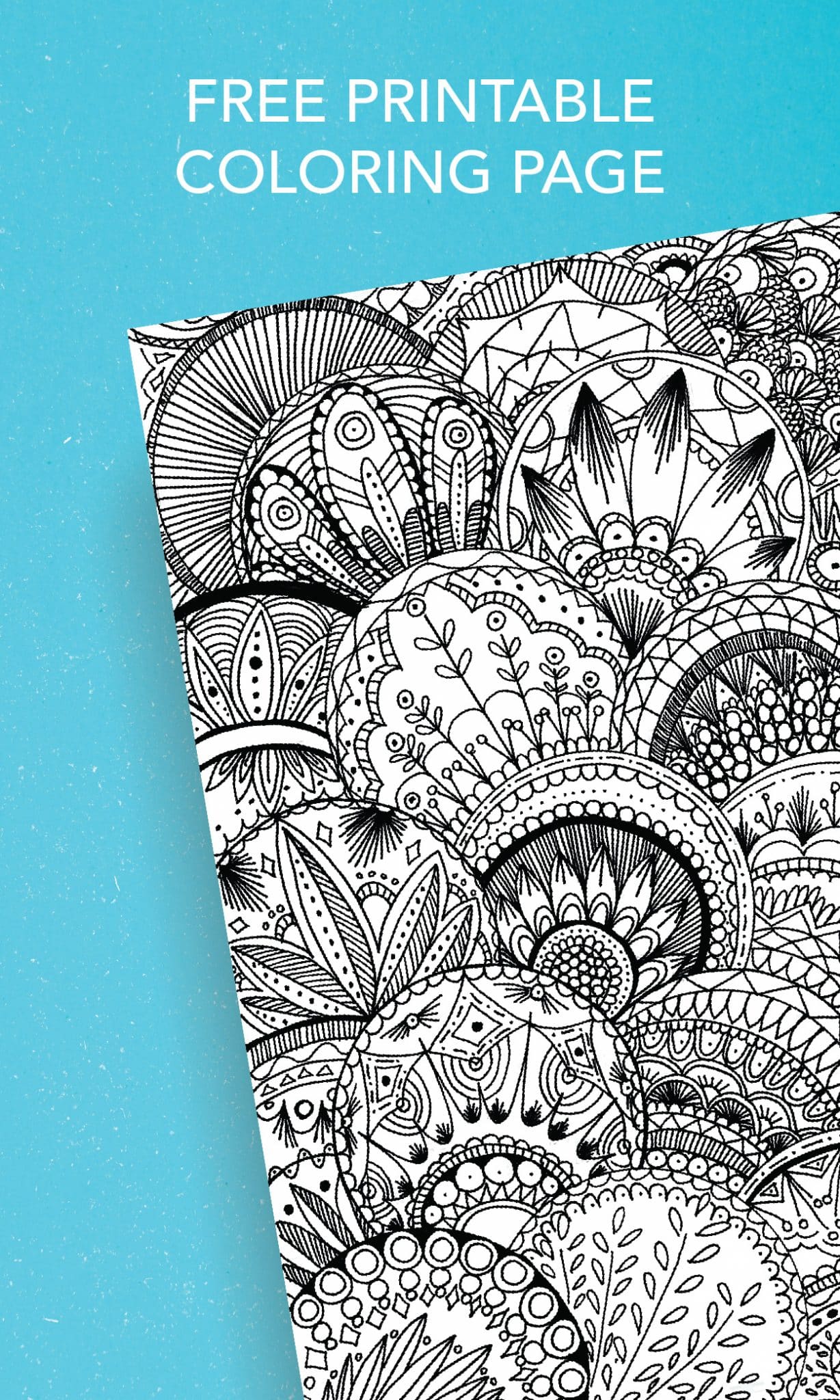 Free Adult Coloring Page
