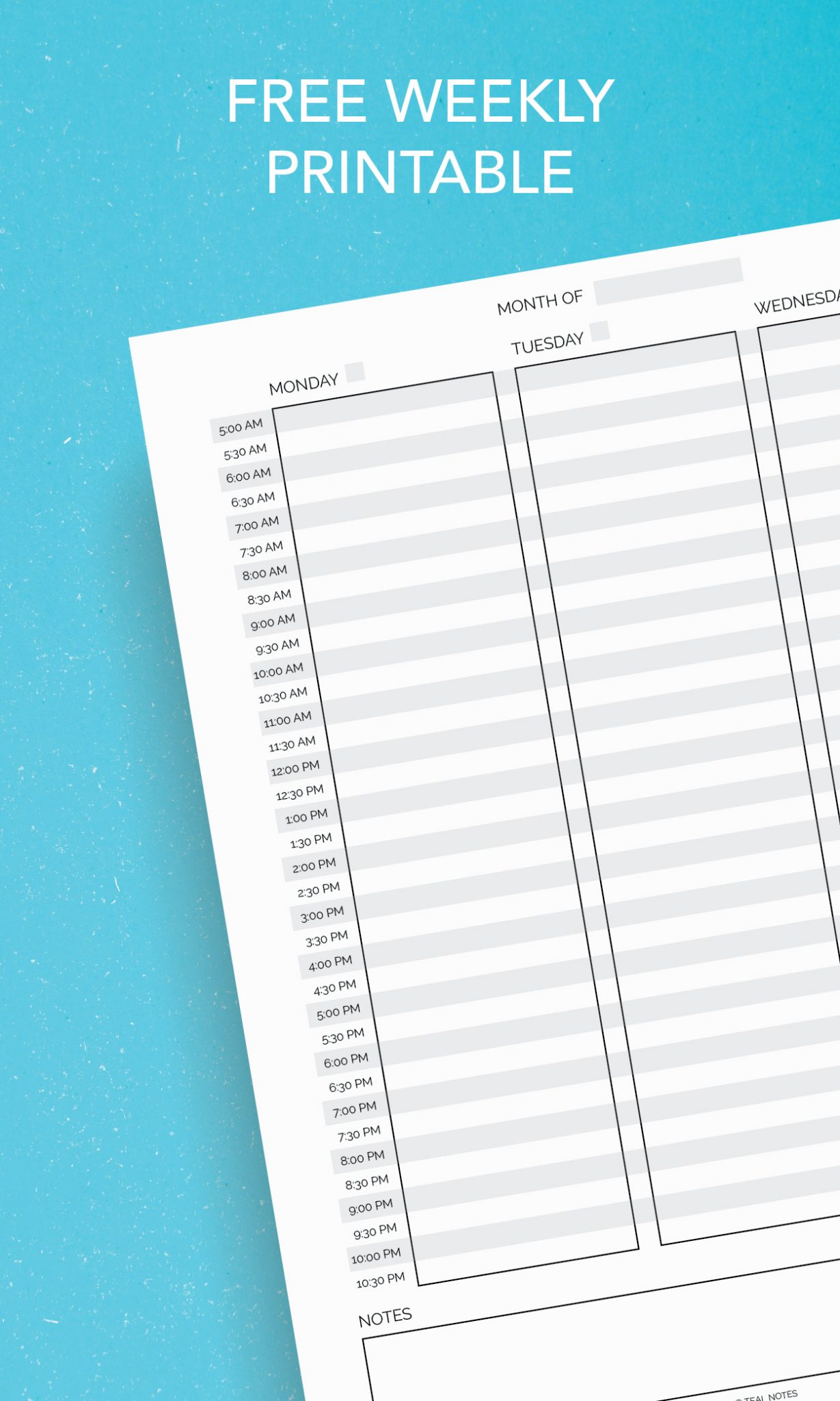 Free Printable Planner Downloads