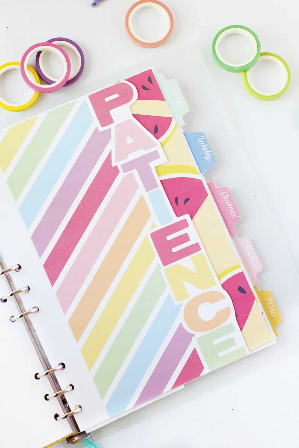 DIY Printable Planner Ideas And Flip Through!