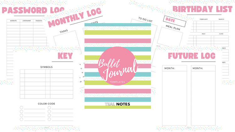 Bullet Journal Name Page (Personalize Your Journal With A Unique Title ...