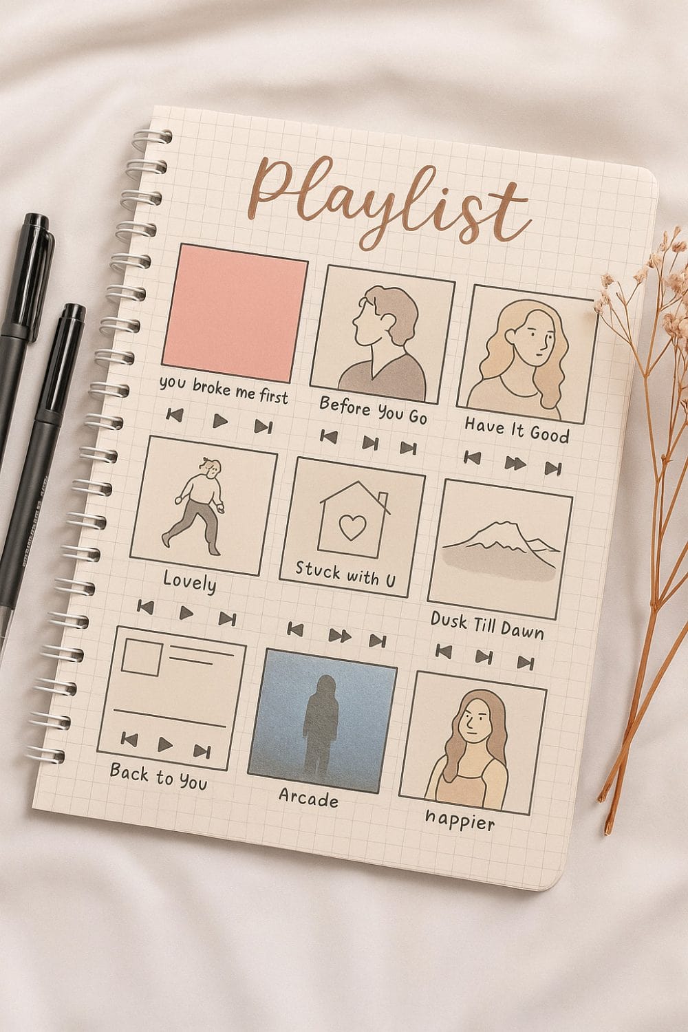 Playlist Spread: Track Songs That Soundtrack Your Year